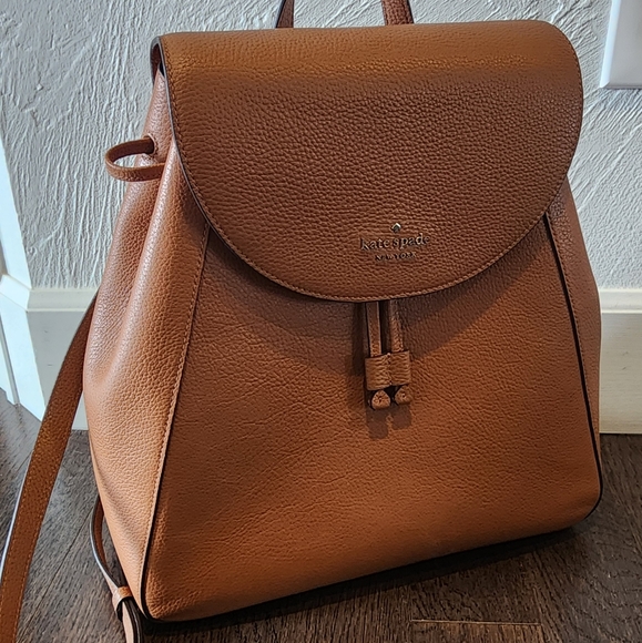 kate spade | Bags | Kate Spade Leather Backpack With Tablet Padded ...
